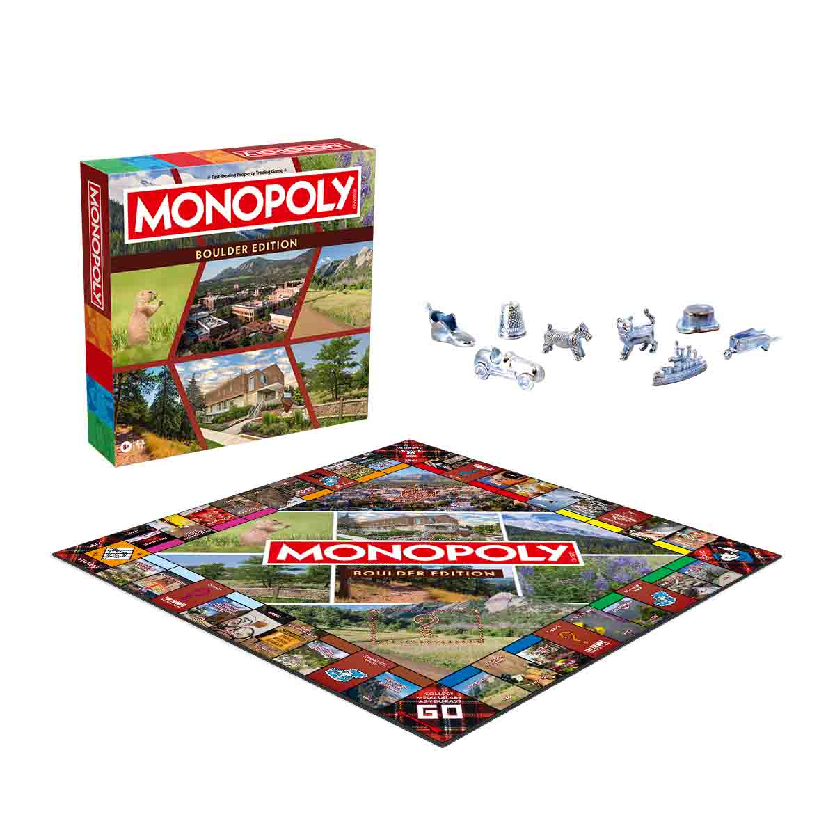 Boulder, CO Monopoly Board Game – Official Edition – Top Trumps USA