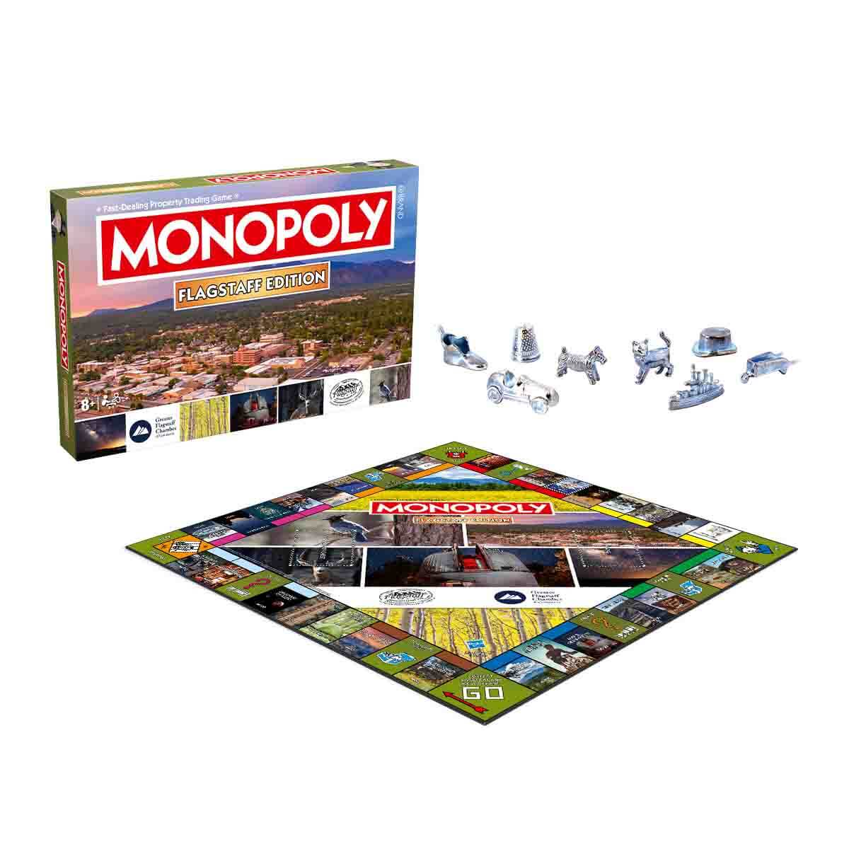 Flagstaff AZ Monopoly Board Game - Explore Northern Arizona – Top ...