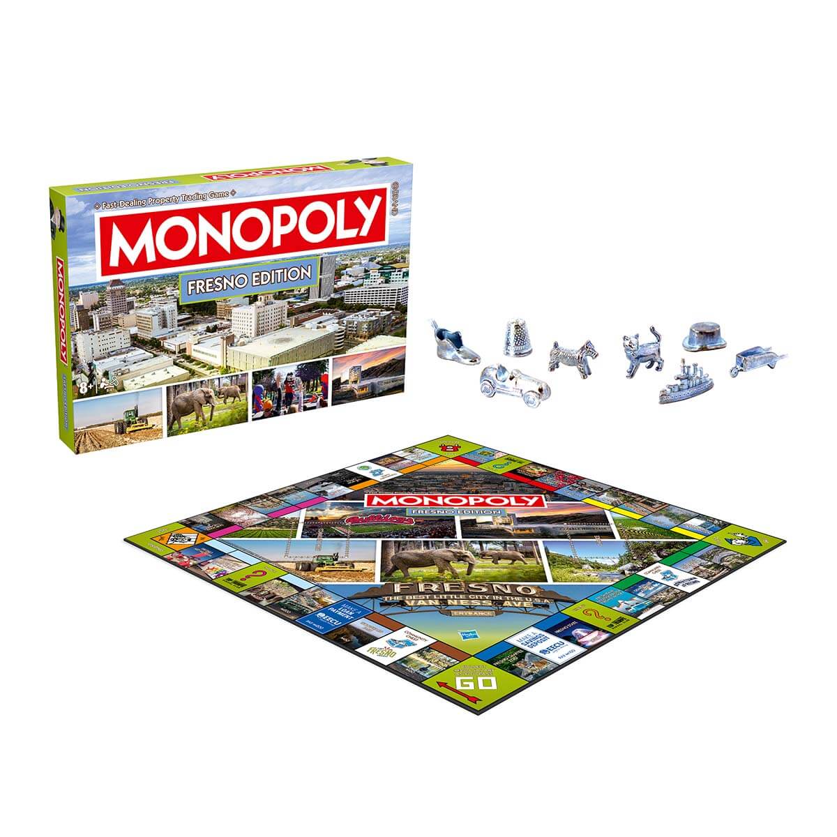 Fresno, CA Monopoly Board Game – Explore the Heart of the Central ...