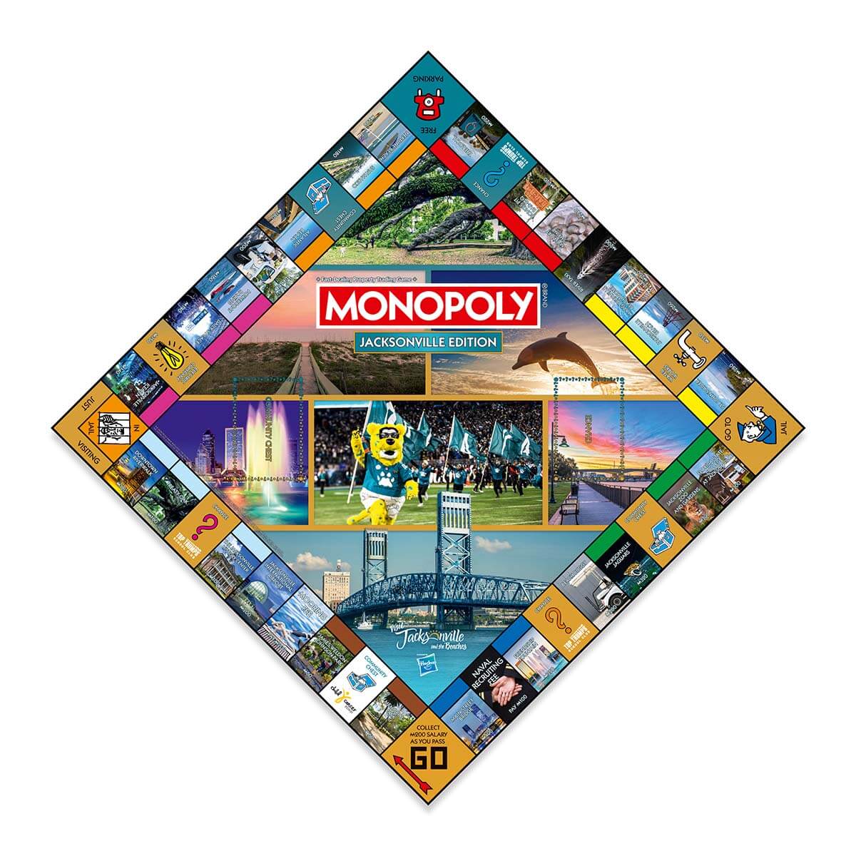 Jacksonville, FL Monopoly Board Game - River City Edition – Top Trumps USA