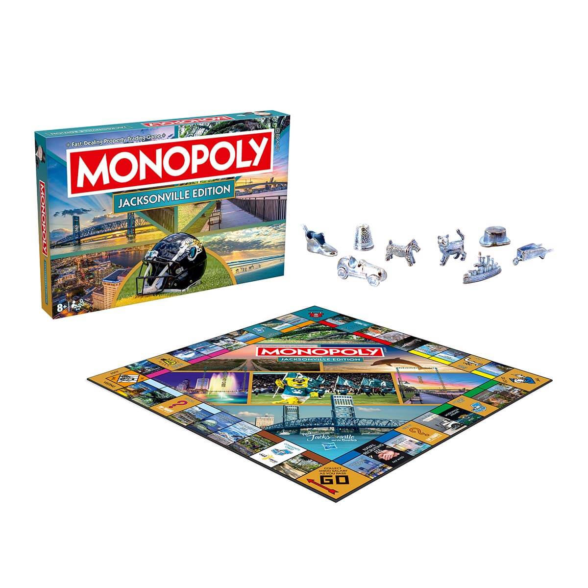 Jacksonville, FL Monopoly Board Game | Discover River City – Top Trumps USA