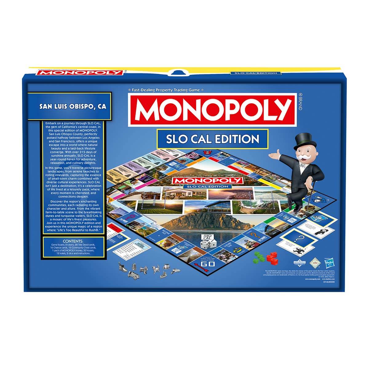 SLO CAL, CA Monopoly Board Game – Top Trumps USA