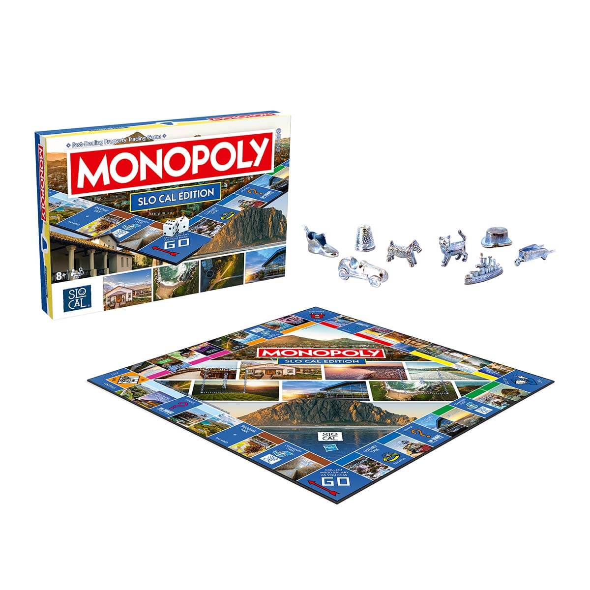 SLO CAL, CA Monopoly Board Game – Top Trumps USA