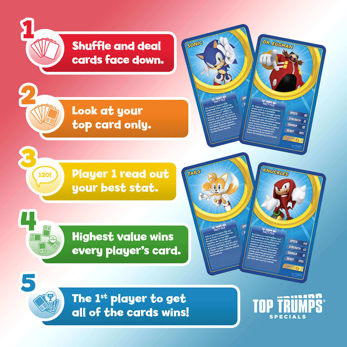 Sonic The Hedgehog Top Trumps Card Game – Top Trumps USA
